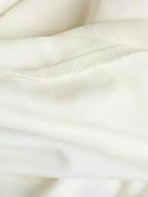 Max Mara Long Sleeve Jersey And Silk Paneled Top