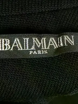 Balmain Cold-shoulder Wool Maxi Dress