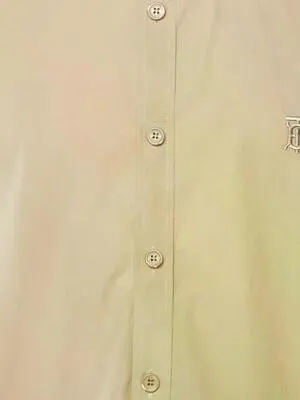 Burberry Logo Embroidered Shirt