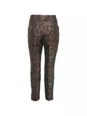 Dolce & Gabbana Floral Jacquard Straight-leg Trousers