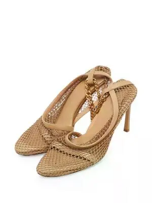 Bottega Veneta Mesh Chain-link Pumps