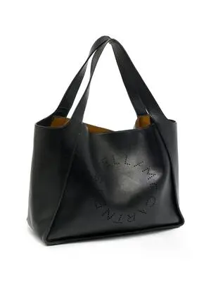 Stella McCartney Large Logo Perforated Tote Bag