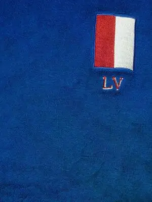 LOUIS VUITTON France Flag Embroidered Terry T-shirt