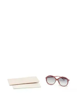 Chloé Braided-arm Round Sunglasses