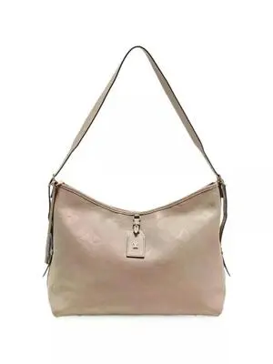 LOUIS VUITTON Carryall Mm Monogram Giant Empreinte Shoulder Bag - Neutrals