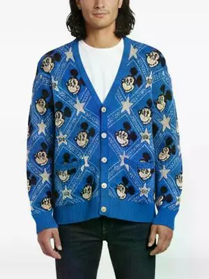 Gucci X Disney Mickey Mouse Jacquard Knit Cardigan