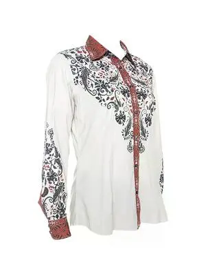 Etro Paisley Print Floral Shirt