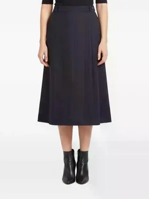Max Mara Stripe Midi Skirt