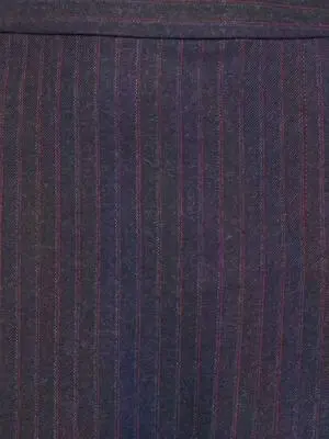 Max Mara Stripe Midi Skirt