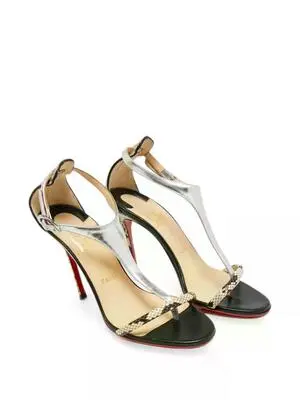 CHRISTIAN LOUBOUTIN T-strap Stiletto Sandals