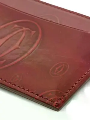 Cartier Happy Birthday Logo-embossed Card Holder