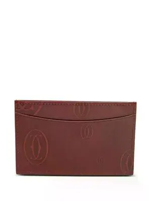 Cartier Happy Birthday Logo-embossed Card Holder