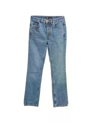 Maje Denim Straight Leg Jeans - Blue
