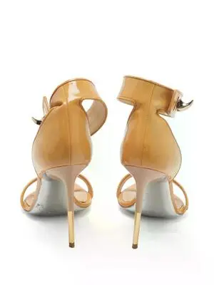 Givenchy Ankle-strap Patent Leather Sandals - Neutrals