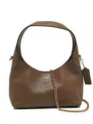COACH VINTAGE 23 Brooklyn Leather Shoulder Bag - Brown