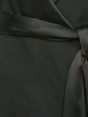 Alexandre Vauthier Wool Satin Collar Maxi Dress