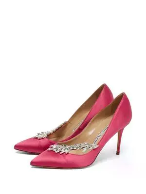 Manolo Blahnik Nadira Crystal-embellished Pumps