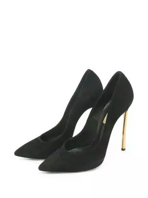 Casadei Pointed Toe Stiletto Pumps With Metal Heel