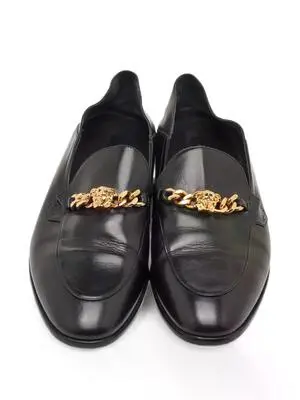 Versace Medusa Leather Loafers