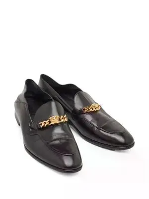 Versace Medusa Leather Loafers
