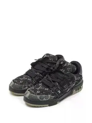 LOUIS VUITTON Trainer Monogram Denim Sneakers