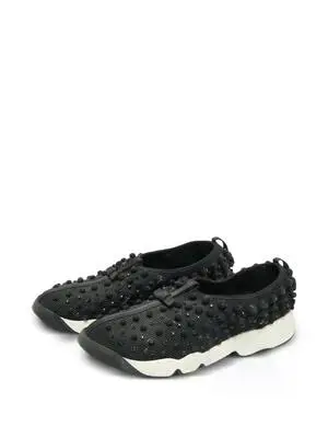 Dior Fusion Crystal-embellished Sneakers - Black