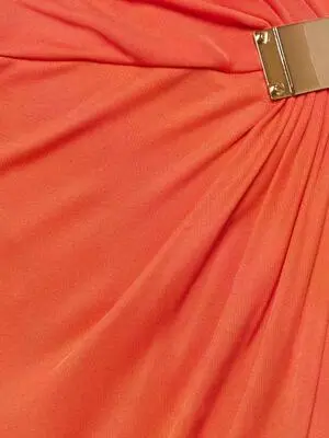 Emilio Pucci V-neck Draped Maxi Dress