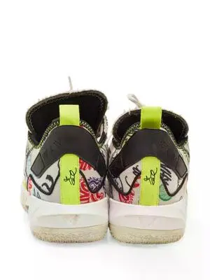 JORDAN Why Not Zer0.4 Graffiti Print Sneakers