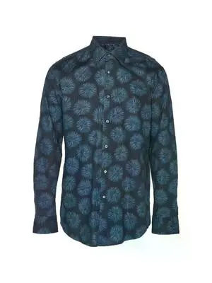 BOSS Floral-print Slim-fit Shirt