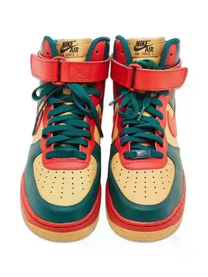 Nike Force 1 High Top Sneakers - Red