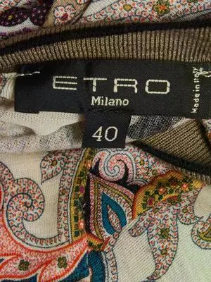 Etro Paisley Print Long-sleeved T-shirt