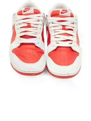 Nike Dunk Leather Sneakers - Red