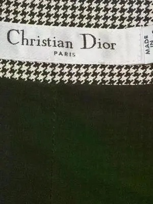Dior Houndstooth Midi Dress