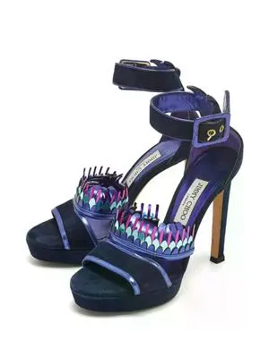 JIMMY CHOO Kathleen Ankle Strap Sandals