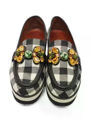 Dolce & Gabbana Embellished Platform Loafers