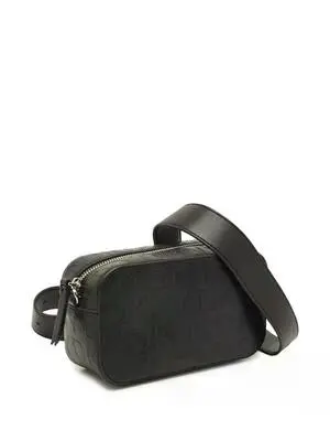 Dkny Monogram Embossed Leather Camera Bag