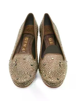 GINA Crystal Embellished Ballet Flats