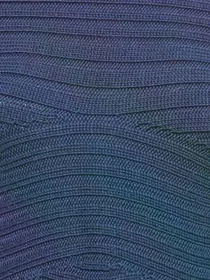 Versace Knitted Turtleneck Midi Dress With Medusa Head Buttons