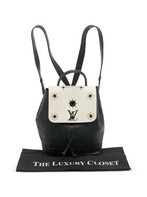 LOUIS VUITTON 2017 Lockme Mechanical Flowers Backpack