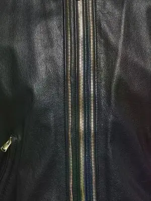 Dolce & Gabbana Zip-front Leather Jacket
