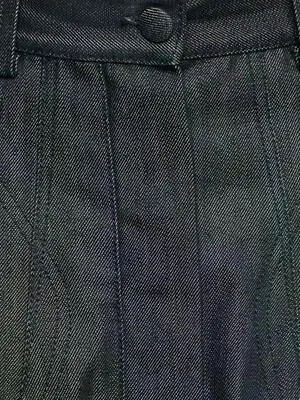 Balenciaga Denim Mini Skirt With Contrast Stitching