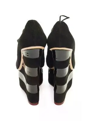 CHARLOTTE OLYMPIA Martha Wedge Ankle Pumps