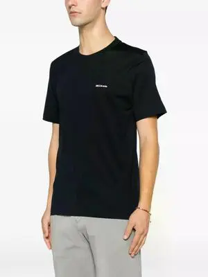 Kiton Logo-embroidered T-shirt