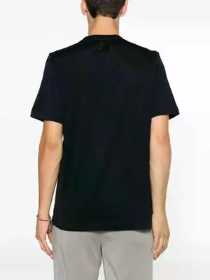 Kiton Logo-embroidered T-shirt