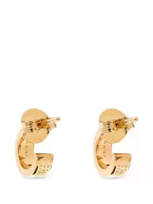 MAISON MARGIELA Engraved-logo Hoop Earrings