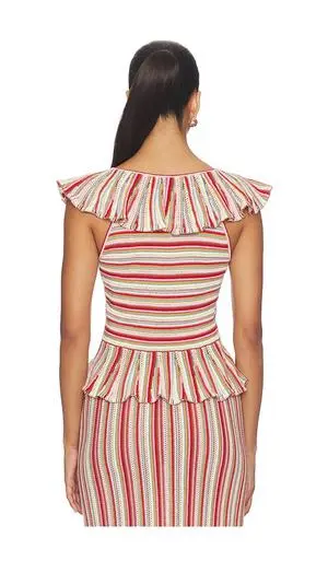 Rails Carmelita Striped Knit Top