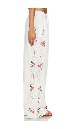 Essentiel Antwerp Janai Embroidered Trousers