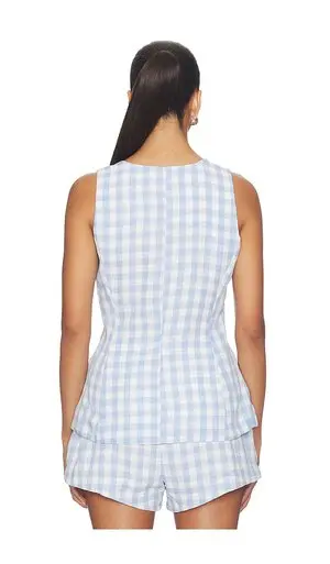 Blanknyc Gingham Sleeveless Top - Multi