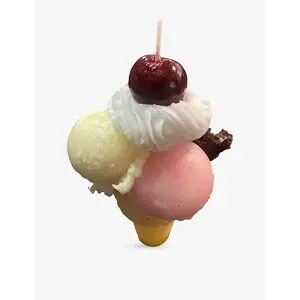 INTRONA Ice Cream Cone Wax Candle 235g - Multi
