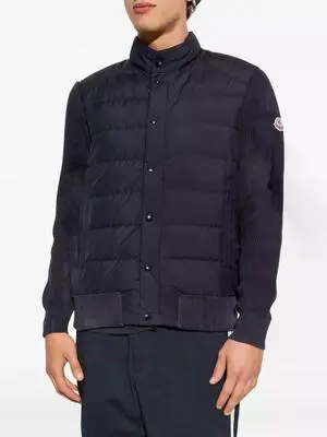 Moncler High-neck Quilted-front Jacket